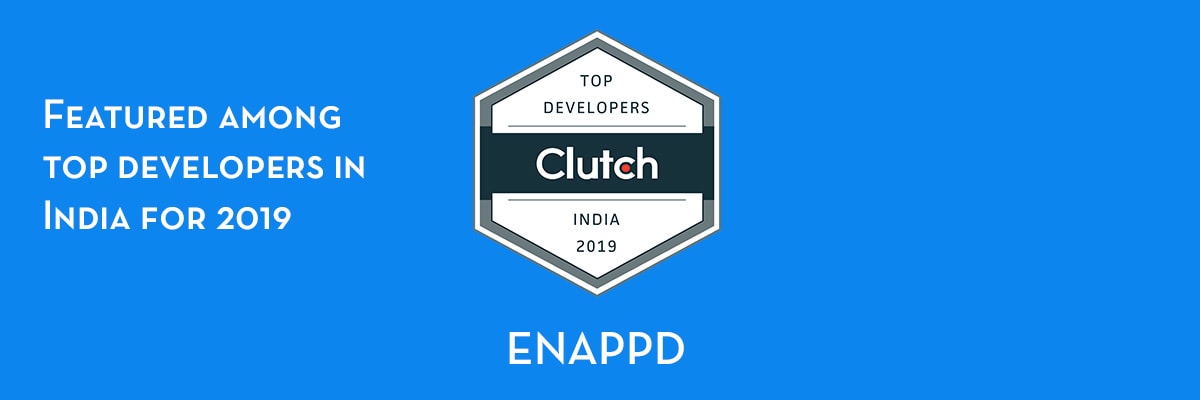Enappd is now 2019 Leader Among Mobile App Development Companies!