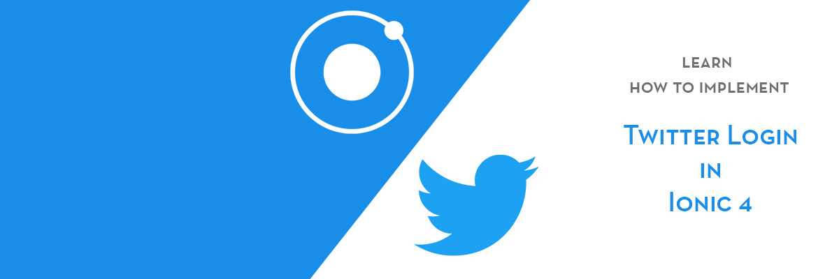 Twitter login in Ionic 4 apps using Native Storage